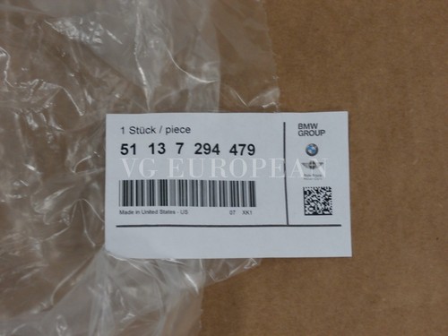 BMW F15 X5 Genuine License Plate Base Bracket NON M 51137294479 NEW ...