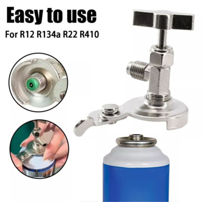 Universal Can Tap Dispenser Valve For R12 R134a R22 R410 Charge Hose ...