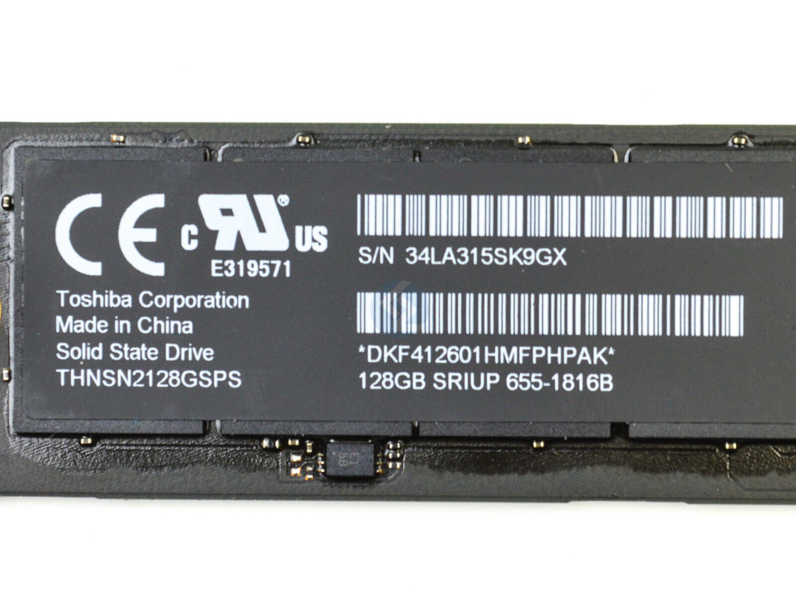 SSD Solid State Drive 128GB 655-1837C for MacBook Pro 15" A1398 Late ...