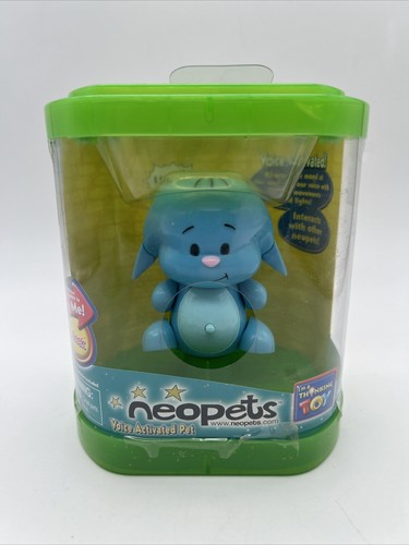Neopets Blue Kacheek Rare Interactive Voice Activated Pet 2002 Thinkway ...