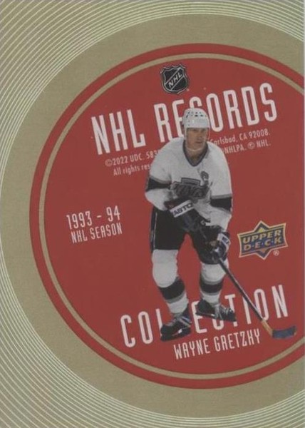 2021-22 Upper Deck Extended Series - Record Collections Gold #RB-20 ...