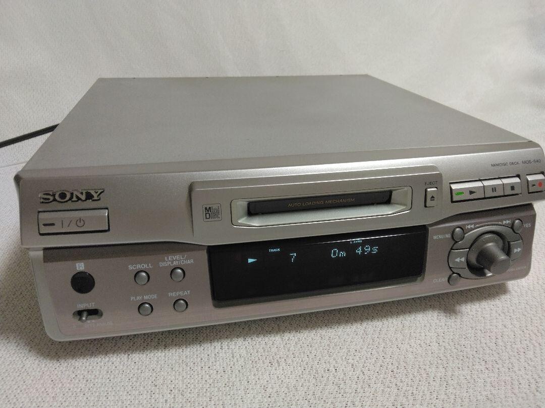SONY MDS-S40 Mini Disc MD Player Silver Good | eBay