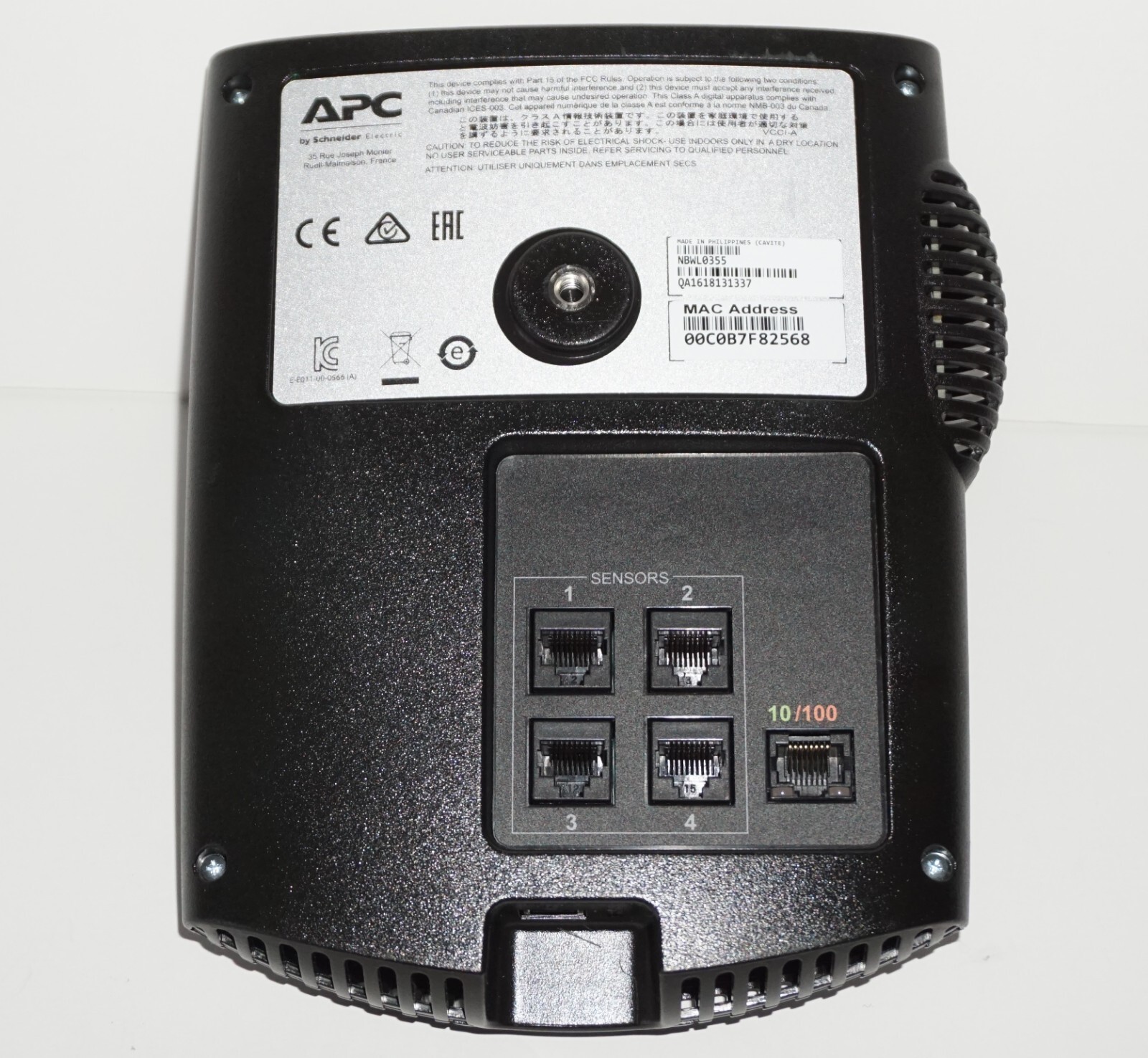 NEW Open Box APC Room Monitor NBWL0355 Netbotz Room Monitor 355 | eBay