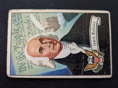 1956 Topps U.S. Presidents # 6 James Madison (VG) | eBay