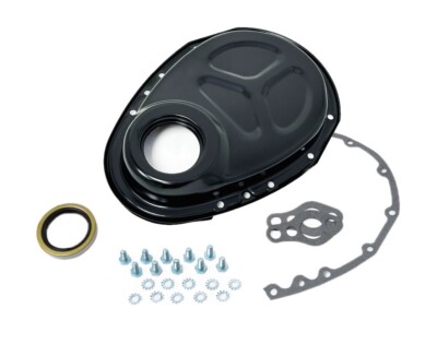 SB Chevy Timing Chain Cover V8 SBC 283 327 350 383 400 V8 With Roller ...