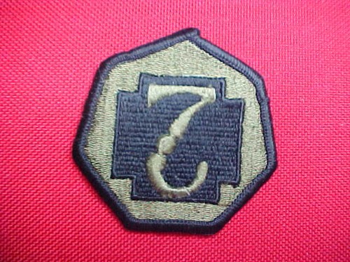 NEW US Army 7th Medical Command patch subdued | eBay