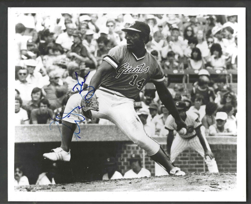Vida Blue Signed Autographed 8x10 B&W Photo - Giants - In Person ...