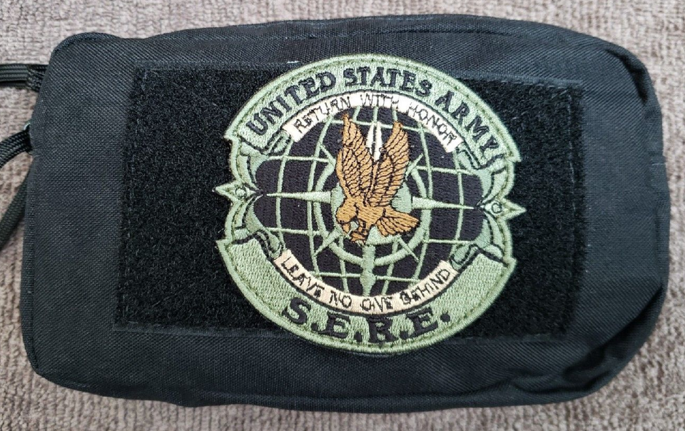US ARMY SERE SURVIVAL EVASION RESISTANCE ESCAPE PATCH BUG OUT BAG ...