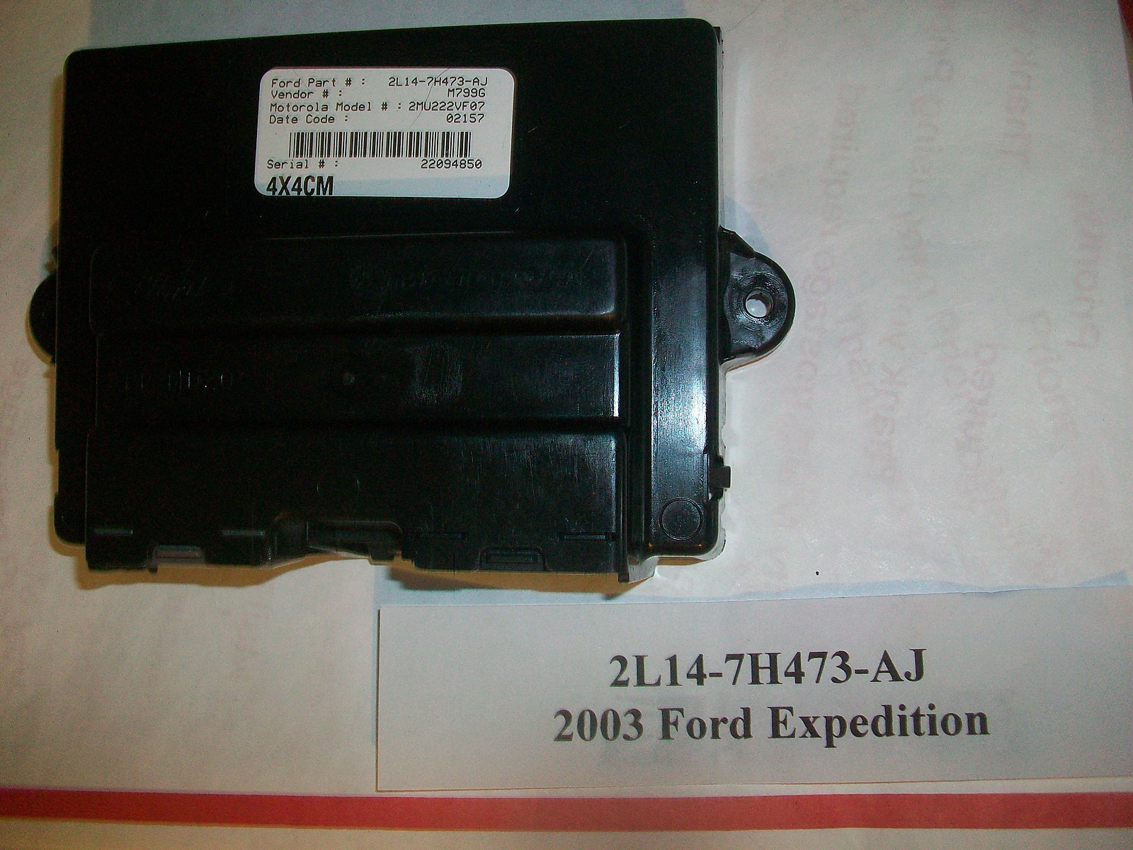 2L14-7H473-AJ DEALER BUY OUT 2003 Ford Expedition 4 X 4 TRANSFER CASE ...