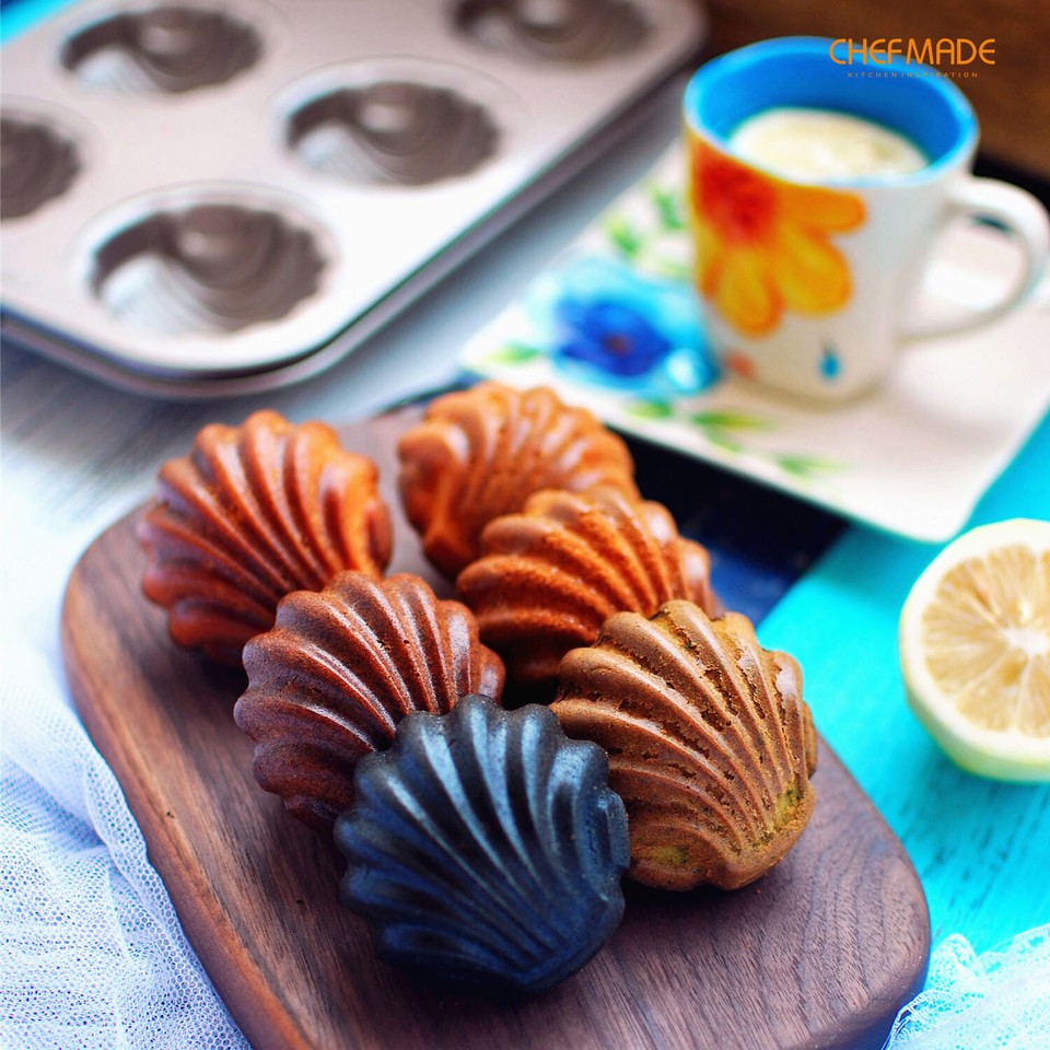 CHEFMADE Madeleine Pans, Spherical Shell Madeline Cake Pan | eBay