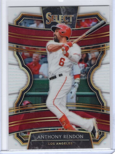 2020 Panini Select White Prizm Anthony Rendon 11 Angels #'d 47/50 | eBay