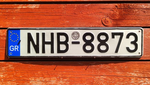 GREECE/GREEK License Plate from Europe | eBay