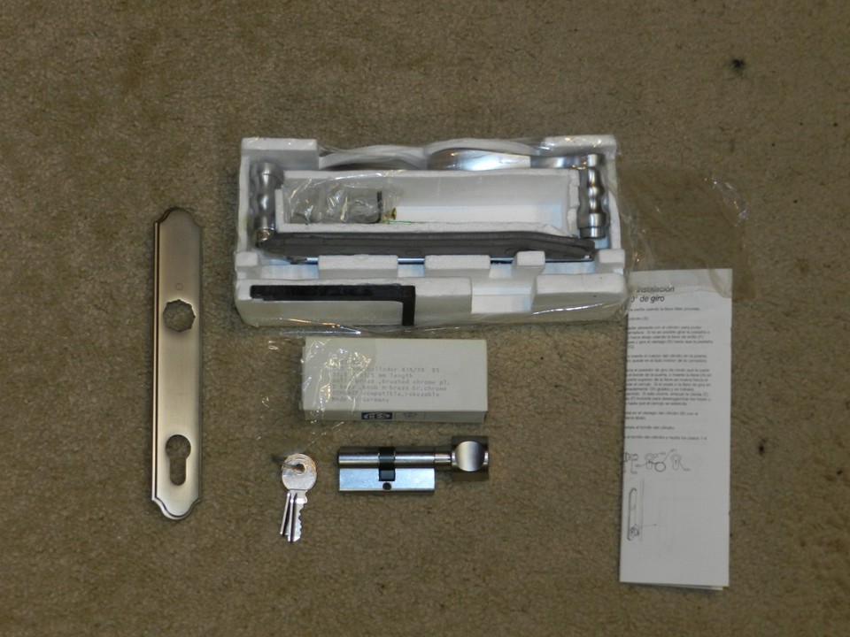 Hoppe HLS9000 Lock Multi Point Trim W/ CES KNOB CYLINDER 815/39 BRAND ...