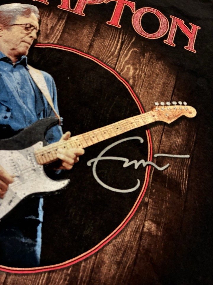 Eric Clapton Tour Guitar Festival T-Shirt 2XL Band Music Concert ...