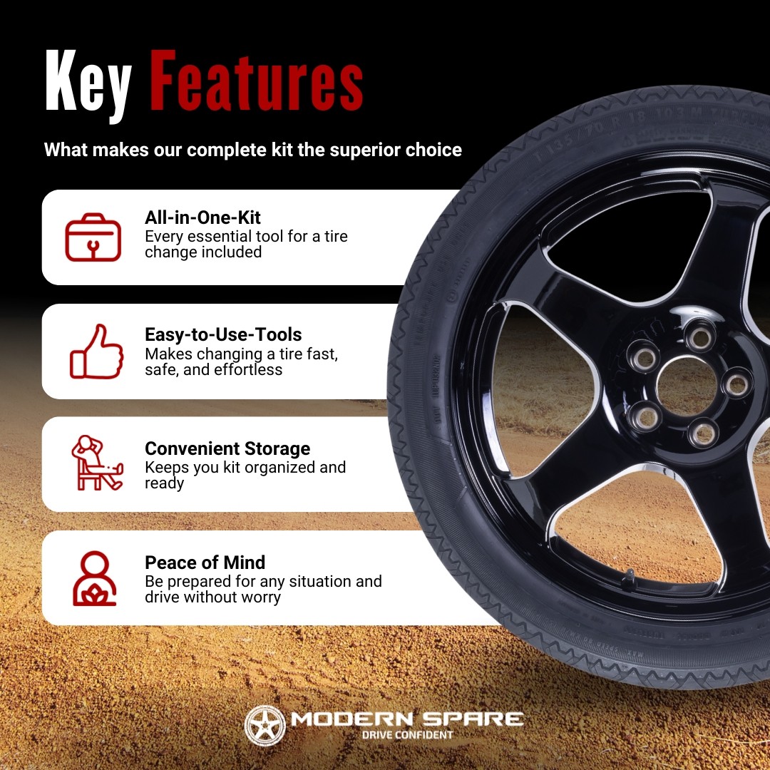 Spare Tire Kit Options - Fits 2025-2026 Subaru Forester Hybrid - Modern ...