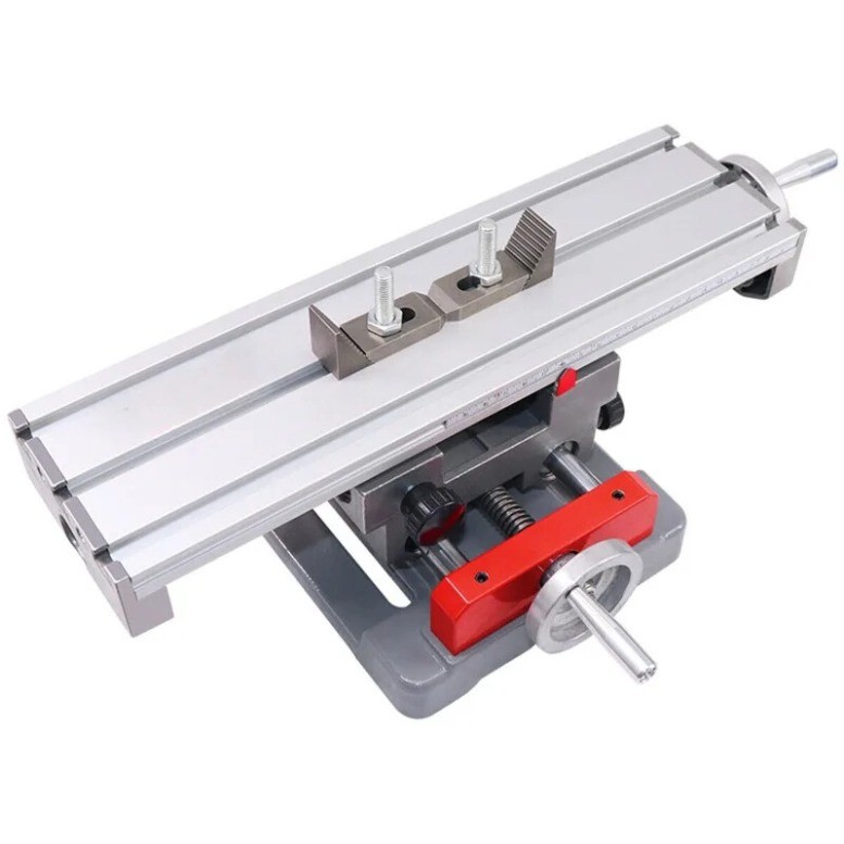 X Y Axis Bench Cross Slide Table Aluminium Milling Drilling Fixture ...
