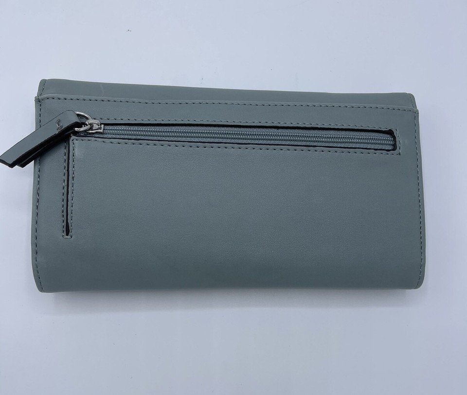 Nine West Wallet With Pen Holder & Separate Holder Light Blue 2573 | eBay