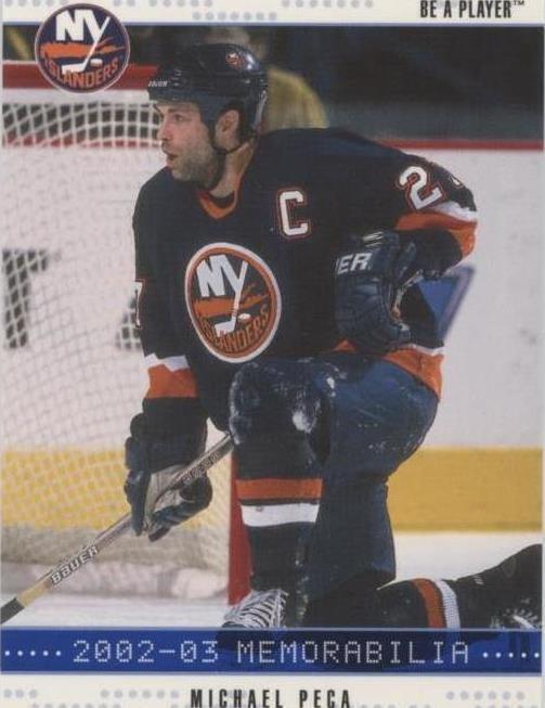 2002-03 In the Game Be A Player Memorabilia - Michael Peca #153 ...