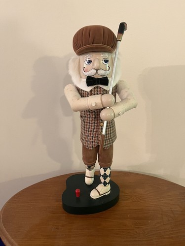 Nutcracker Village The May Company 2005 ‘Golfer' - Wooden Figure, 14 ...
