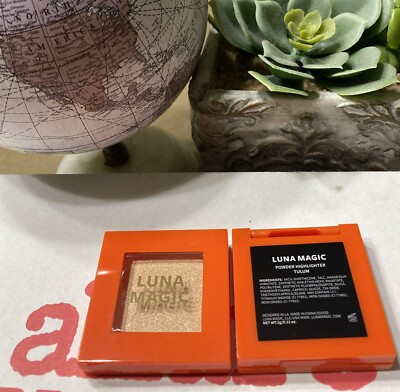 2x Luna Magic Compact Pressed Powder Highlighter in Tulum 0.11oz Deluxe ...
