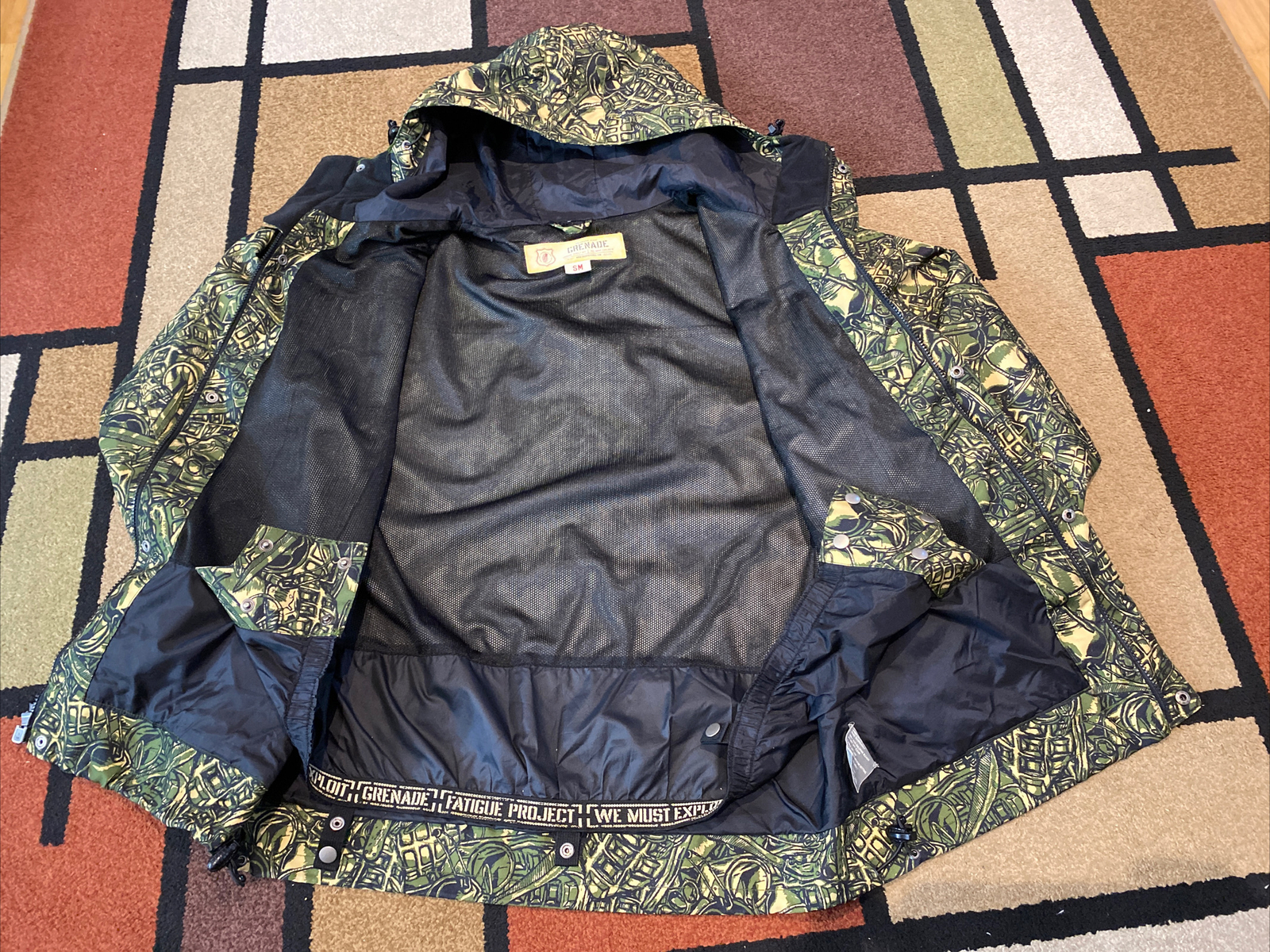 GRENADE Fatigue Project Green Snowboard Ski Coat Mens Large | eBay