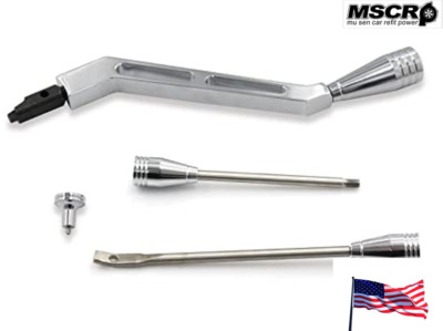 Polished Billet Aluminum GM Column Shifter Turn Signal Lever Hazard ...