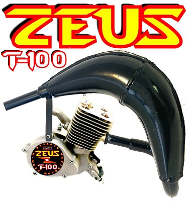 100cc 2 Stroke Real YD100 Motorized Bicycle Engine Motor AND POWER PIP ...