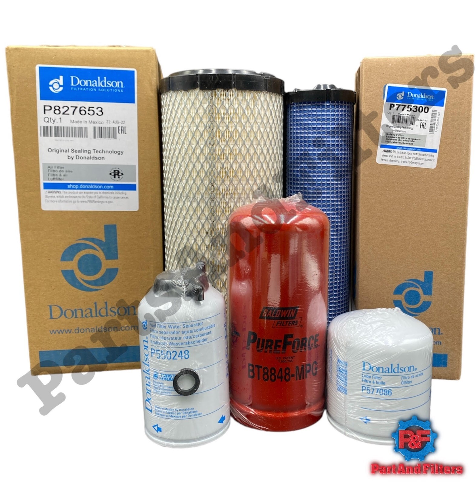 Filter Kit for New Holland L180 L185 LS180.B LS185.B LT185.B (Engine ...
