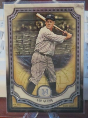 #1155 LOU GEHRIG 2018 TOPPS MUSUEM COLLECTIONS #60 | eBay