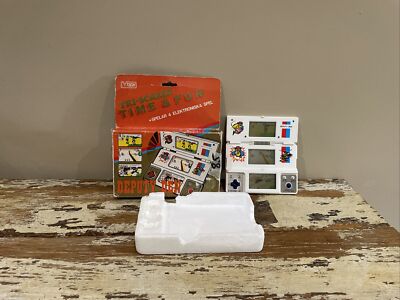 Deputy Den Tri-Screen Time & Fun Vtech Vintage Rare Gaming Console w ...