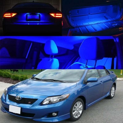 For 09-11 Toyota Corolla Xenon BLUE Interior LED Light Bulb Map Dome ...