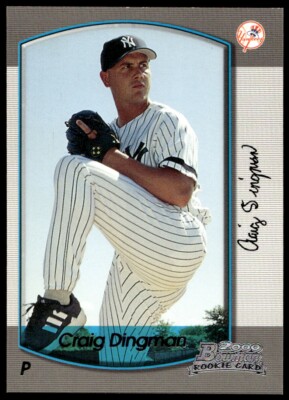 Craig Dingman 2000 Bowman #185 New York Yankees Baseball | eBay
