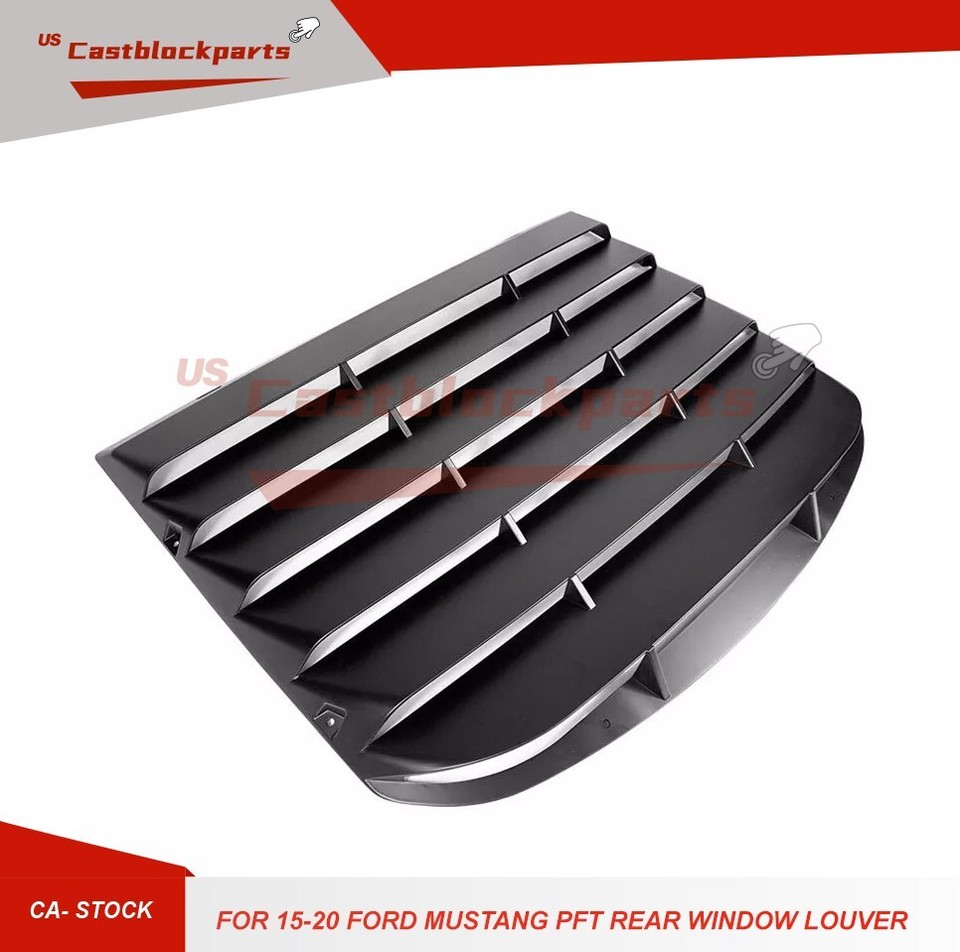 Mustang Accessories Rear Window Louver For Ford Mustang 2015 2016 2017 ...