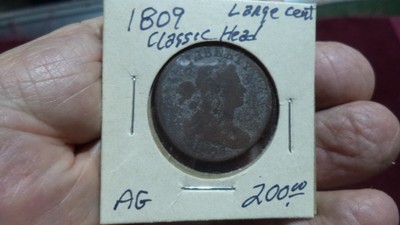 1809 Classic Head large cent | eBay