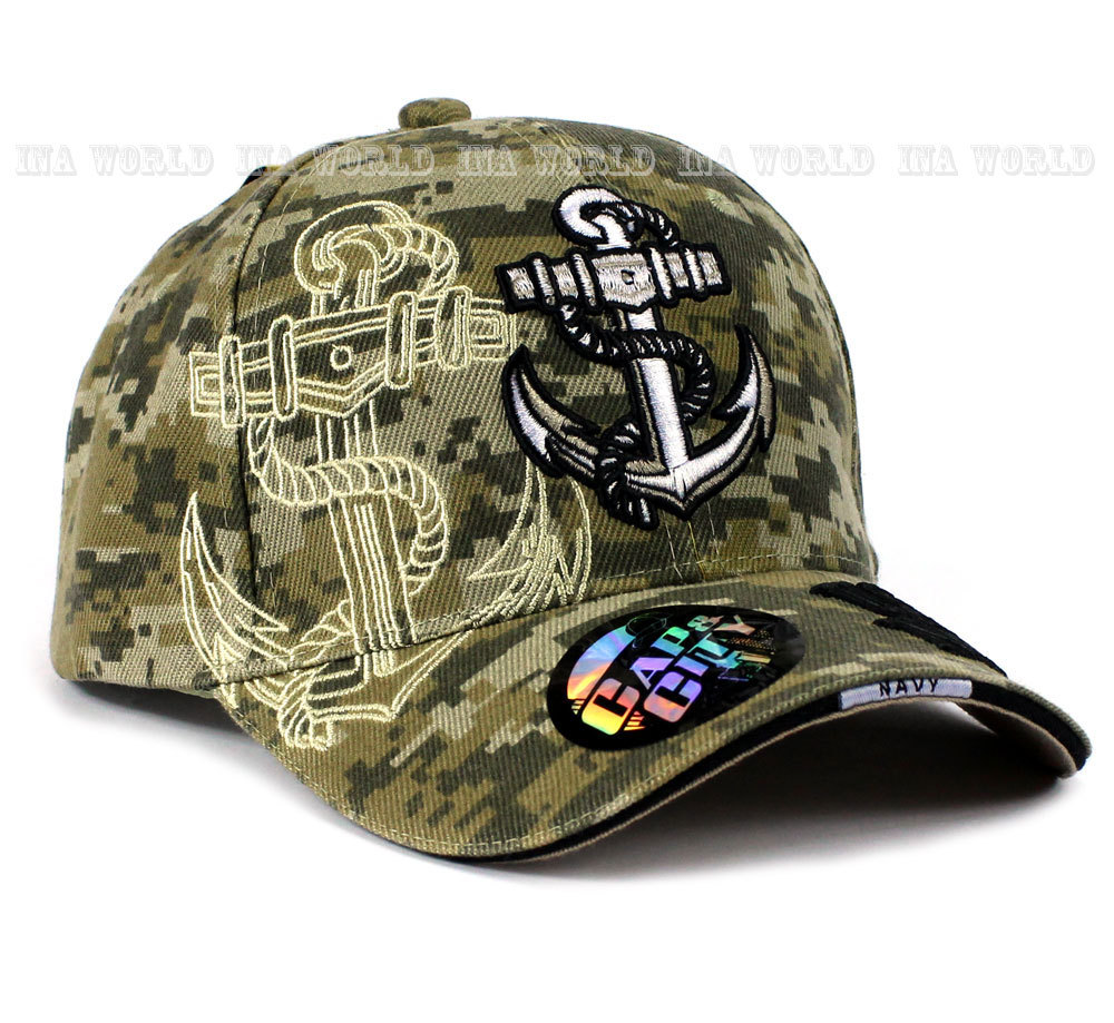 U.S. NAVY Hat Military NAVY Official Licensed Baseball Cap- Digital ...