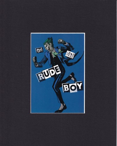 8X10" Matted Art Print DC Comic Book Batman: Rude Boy, The Joker | eBay