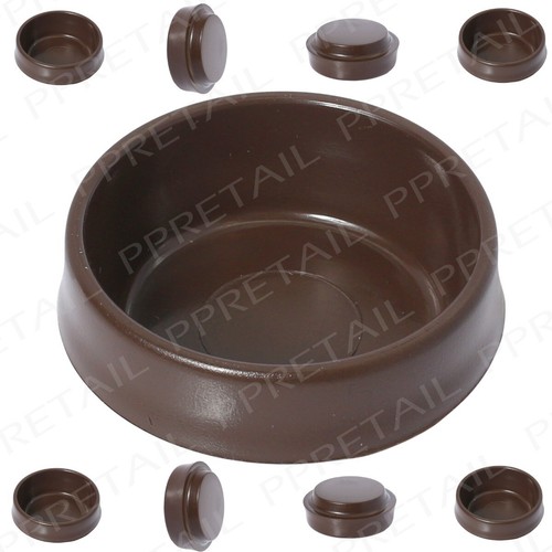 8x SMALL CASTOR CUPS FITS UP TO 45mm LEG NON SCRATCH Round Furniture ...