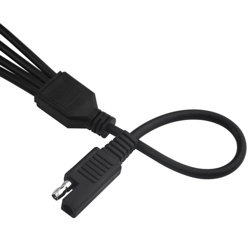 2 PCS SAE 1 to 4 Extension Cable Quick Disconnect Connector SAE DC ...