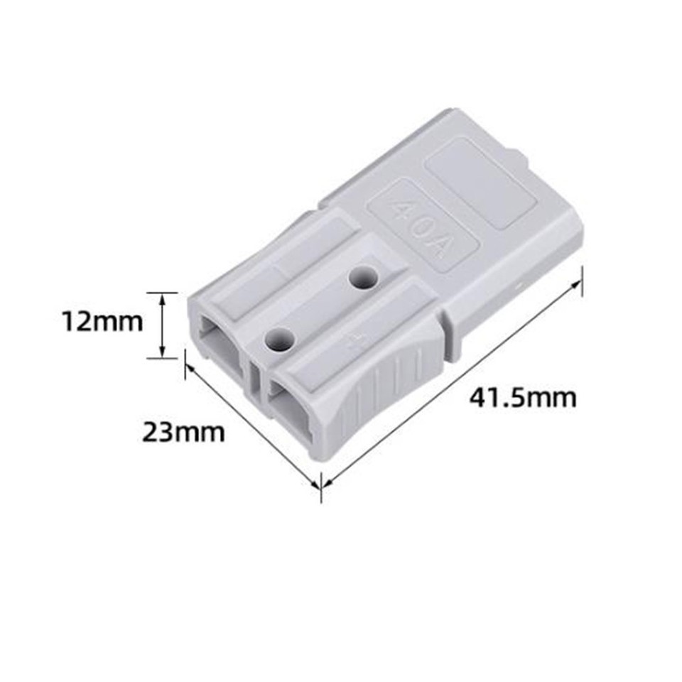 2 Pcs For Anderson 40A Connector AC Outlet AC600V 40A Insulation ...
