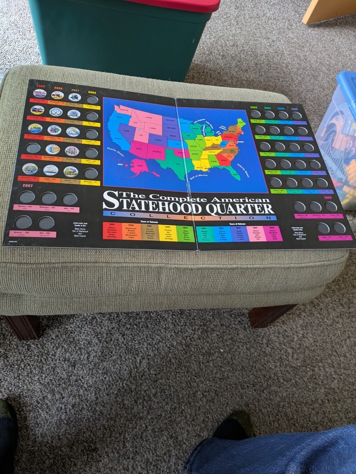 The Complete American Statehood Quarter Collection Set book &14 full ...