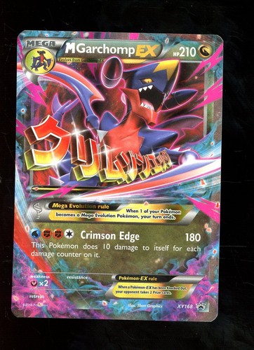 2016 Pokemon XY Black Star Promo #XY168 M Garchomp EX | eBay