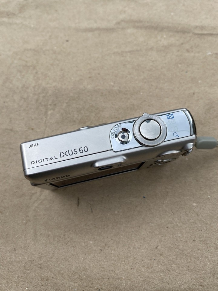 Canon Digital Camera IXUS 60 6.0MP Silver Tested | eBay