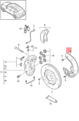 Genuine PORSCHE Cayenne 92A Cover Plate Left 95835180101 | eBay