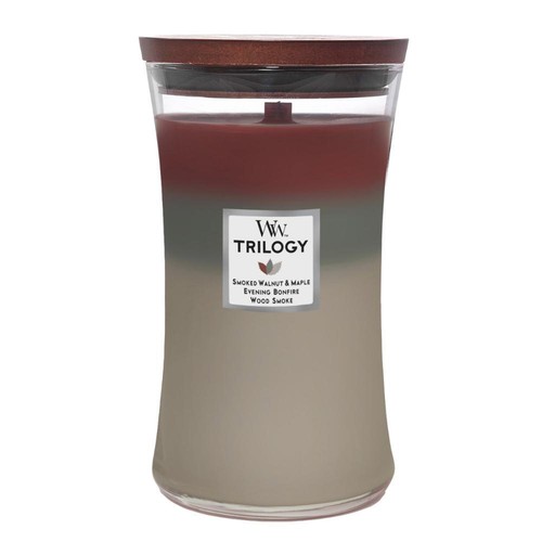 Splosh Woodwick Candle, Autumn Embers Trilogy - Large | eBay