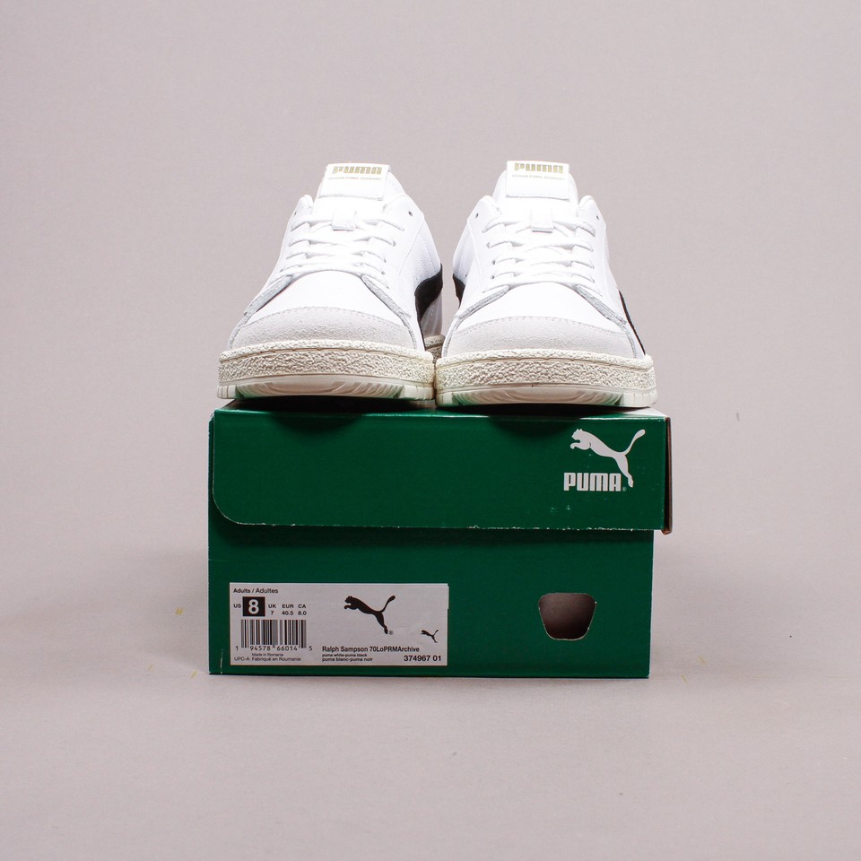 Puma Ralph Simpson 70 Lo PRM Archive White Black Men Shoes Lifestyle ...
