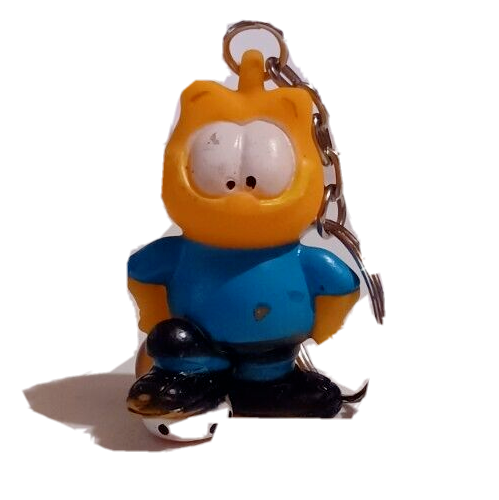 Paws Star Awards Garfield Soccer Player Rubber Key Ring Collectible ...