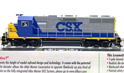 HO ATLAS 8969 MASTER GP-38 CSX NO # DC DCC DUAL MODE DECODER | eBay