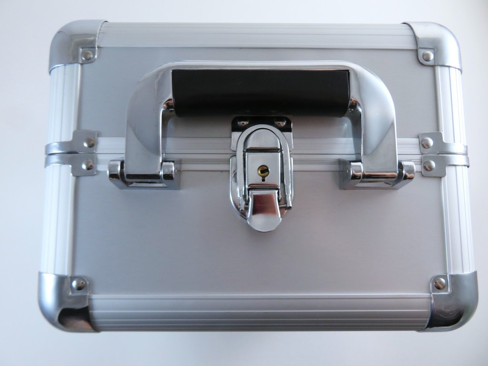 Caboodles Cosmetic Makeup Case Metal Portable Locking With Keys ...