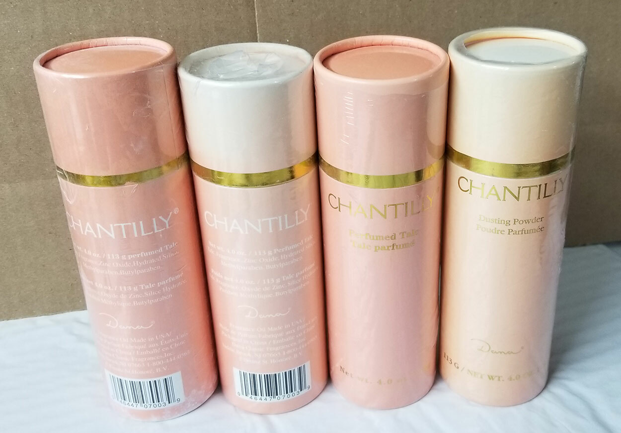 LOT OF 4 - Chantilly Dusting Powder / Talc by Dana 46447070039| eBay