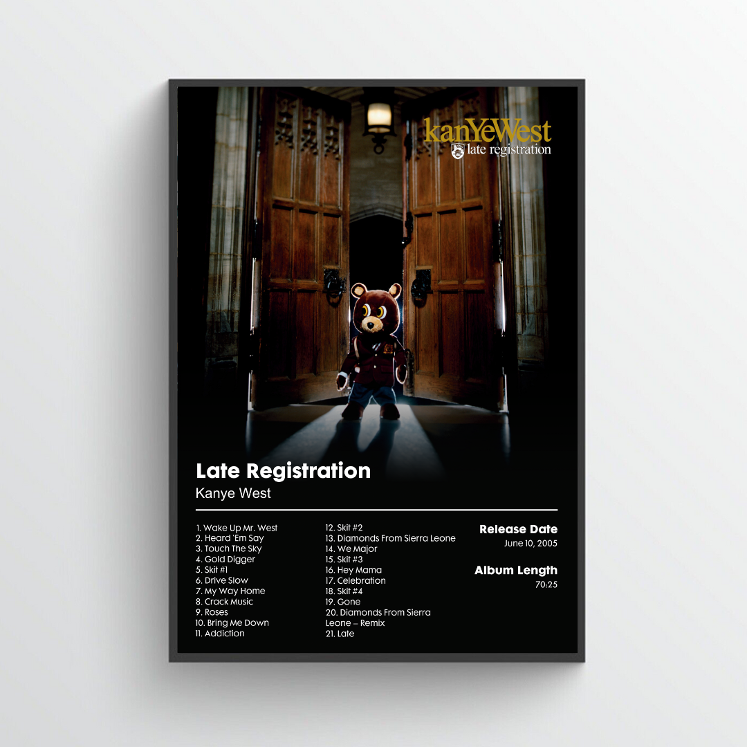 Kanye West Album Cover Late Registration